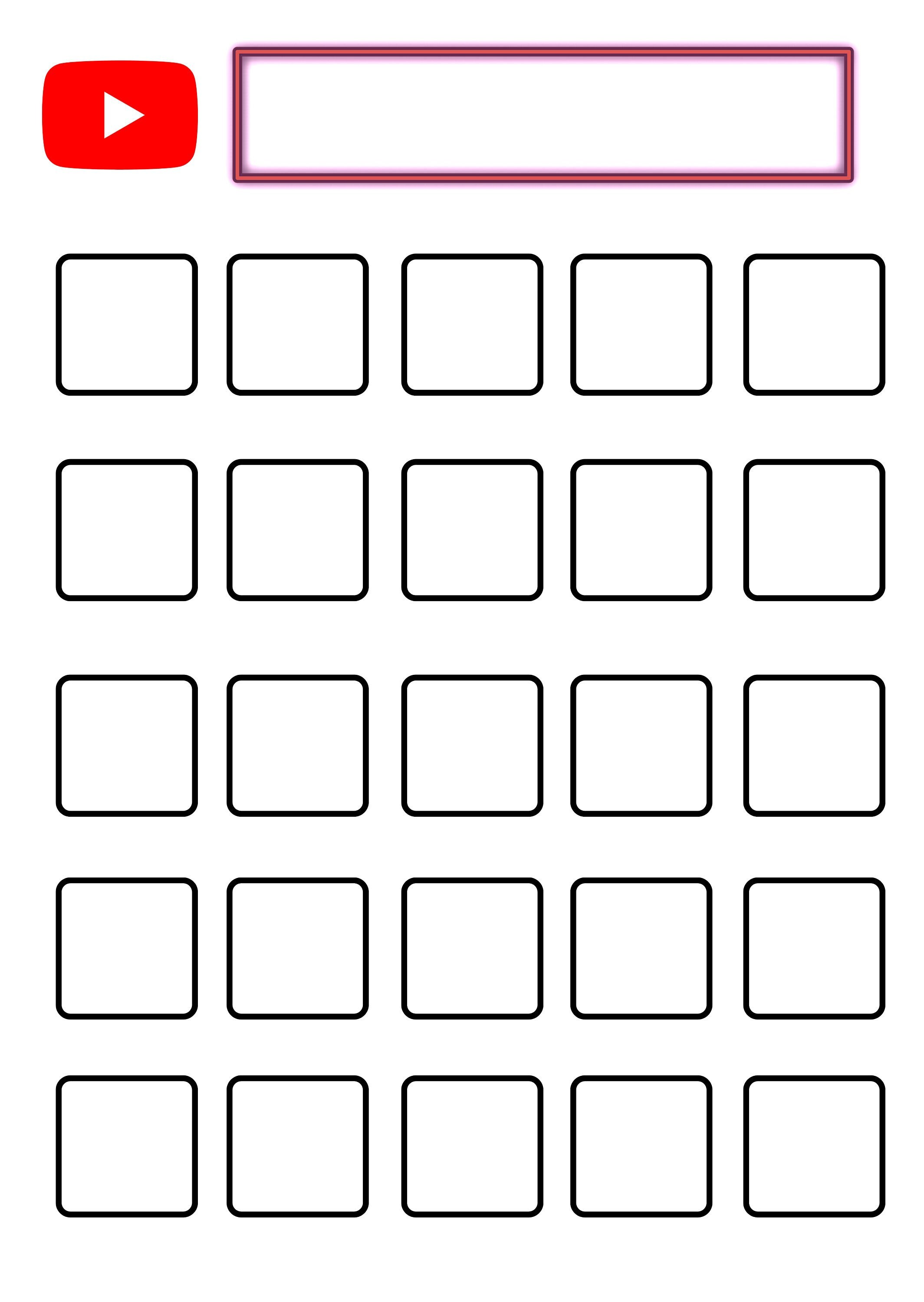 Youtube Follower Template - Etsy