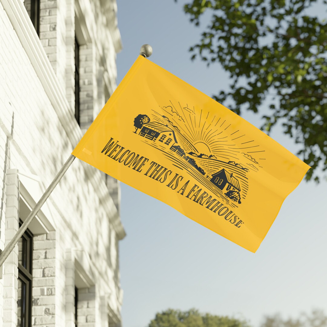 Welcome This is a Farmhouse, Phish Inspired, Music Festival Flag ...
