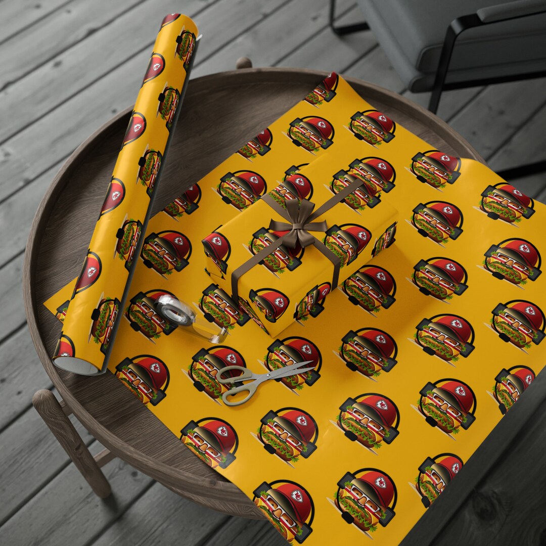 Andy Reid Hamburger Kansas City Chiefs Wrapping Papers - Etsy