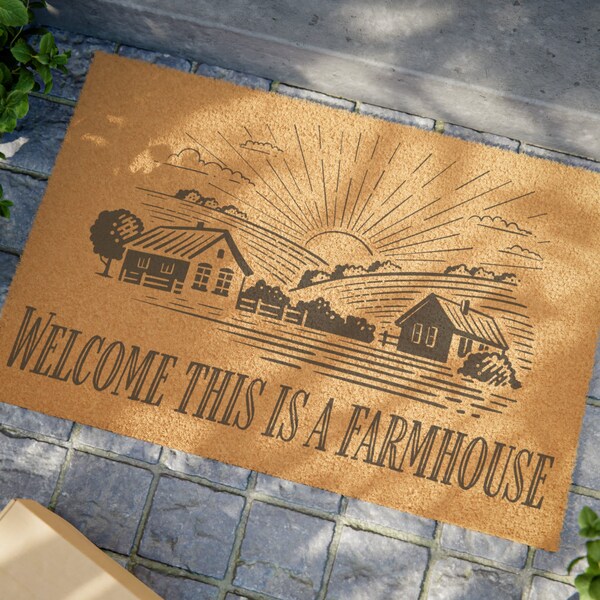 Farmhouse Doormat - Etsy
