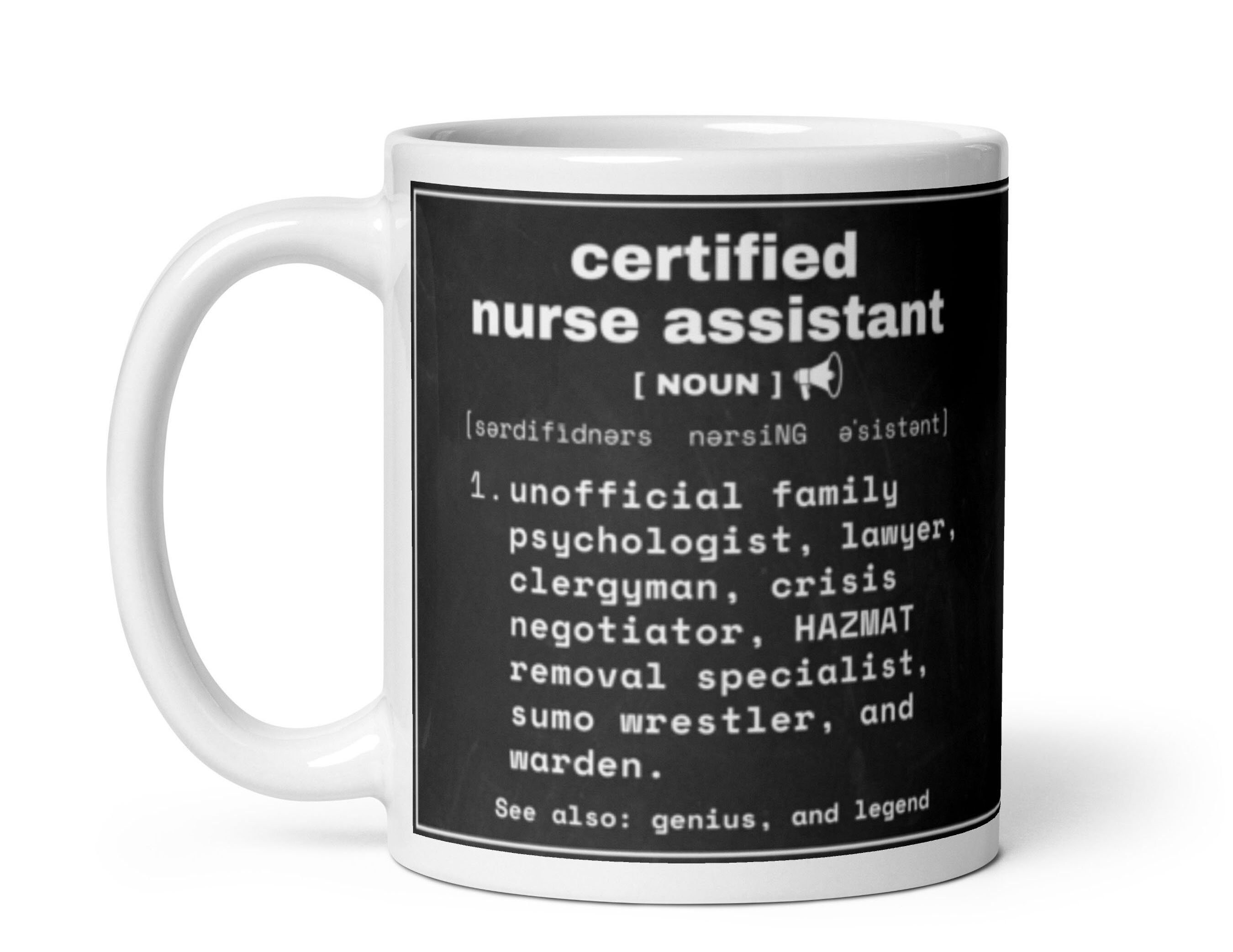 Certified Nurse Assistant CNA Nurse Definition Dictionary - Etsy
