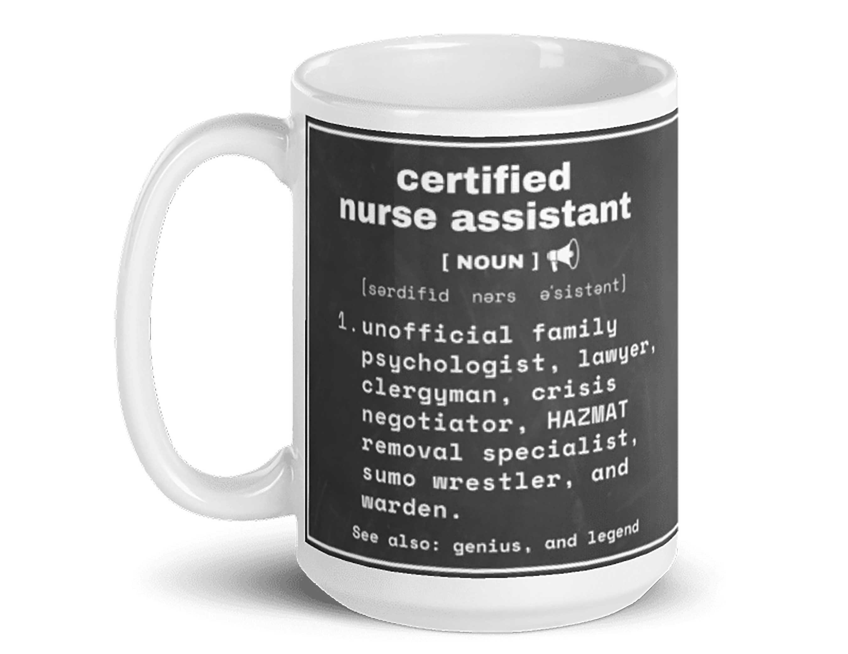 Certified Nurse Assistant CNA Nurse Definition Dictionary - Etsy