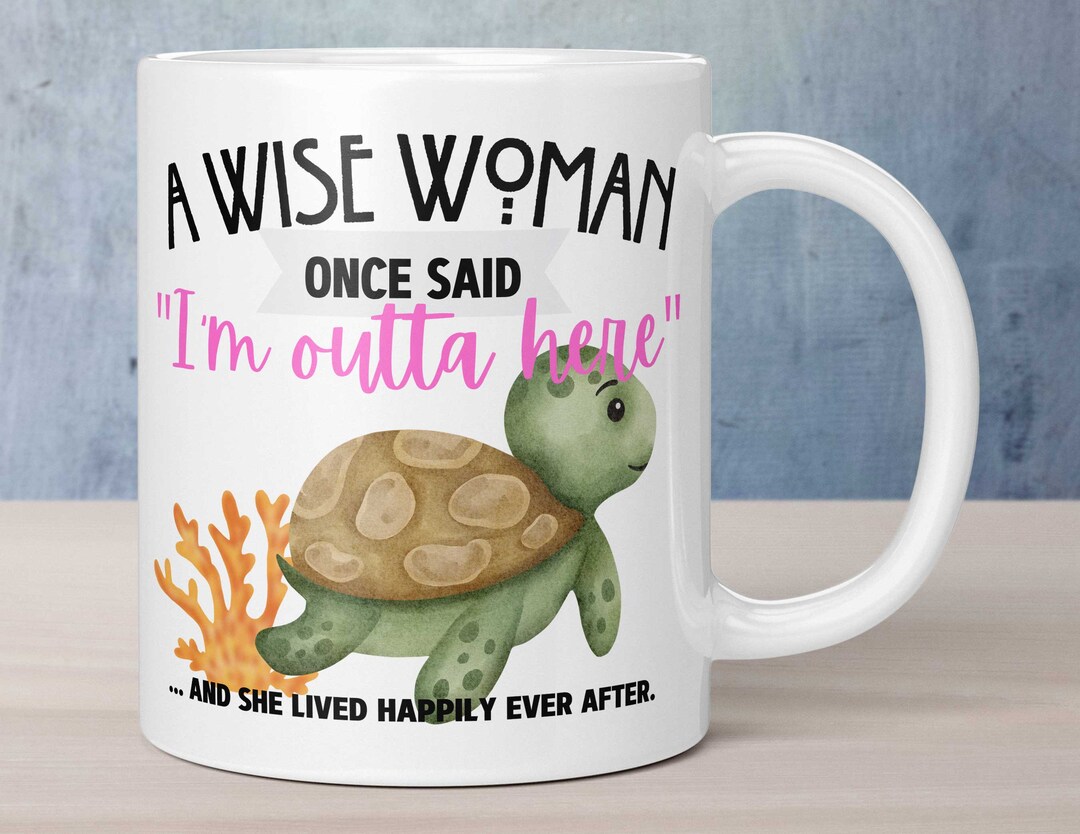 Cute Turtle Colleague Farewell Gifts Coffee Tea Mug 11 Oz Funny Teacher ...