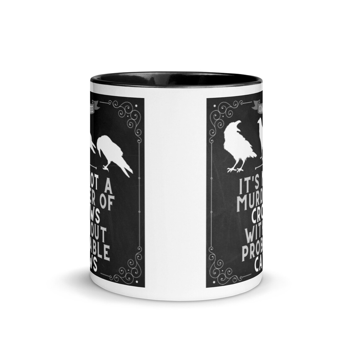 It's Not a Murder of Crows Caws Coffee Mug Law Student Mug Funny Legal ...