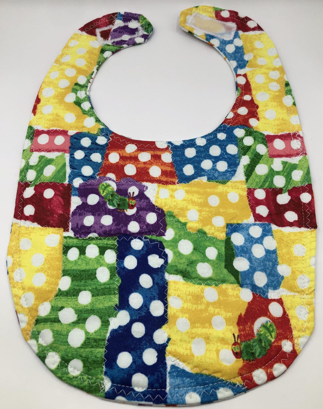 Hungry Caterpillar Deluxe Bib Quilt: Adjustable Durable Reversible ...