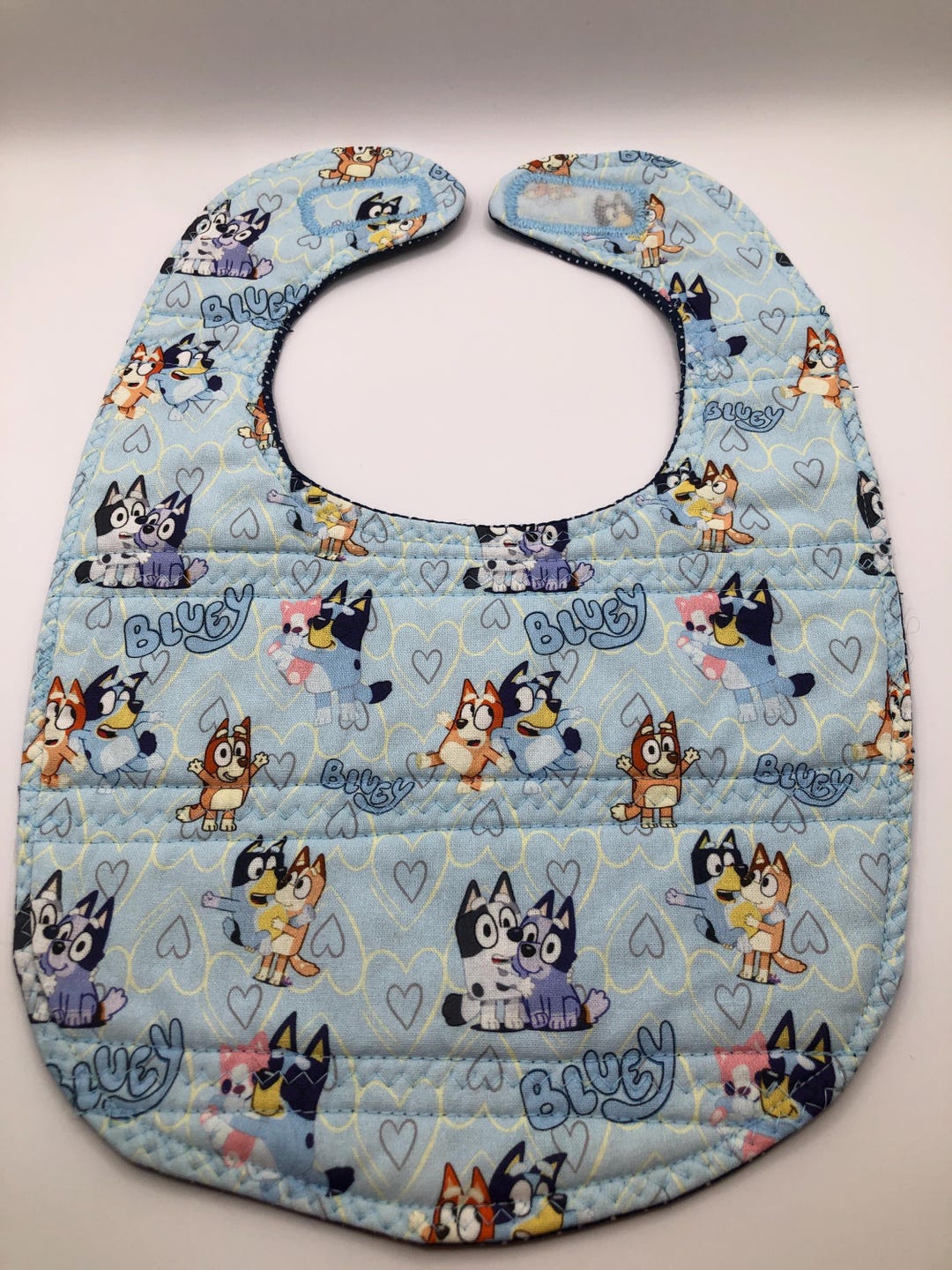 Bluey Deluxe Bib Quilt: Adjustable Durable Reversible Sustainable ...