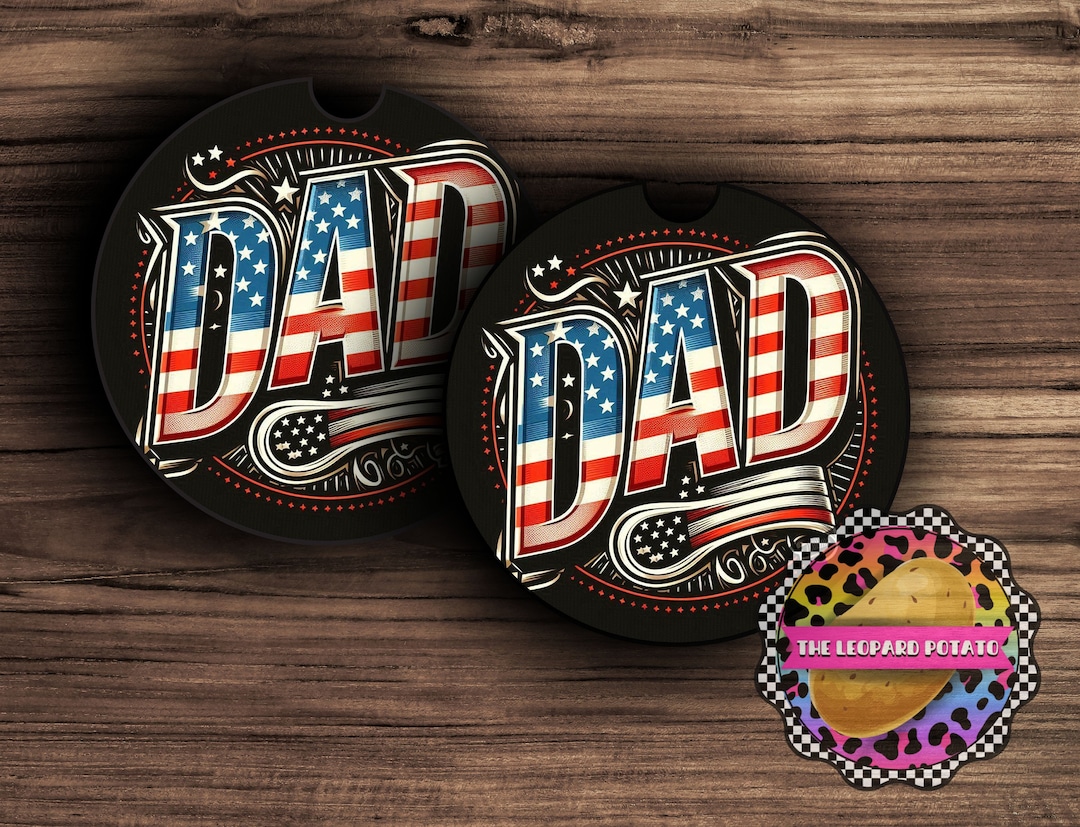 DAD Car Coaster PNG: Sublimation Design (digital Download) - Etsy