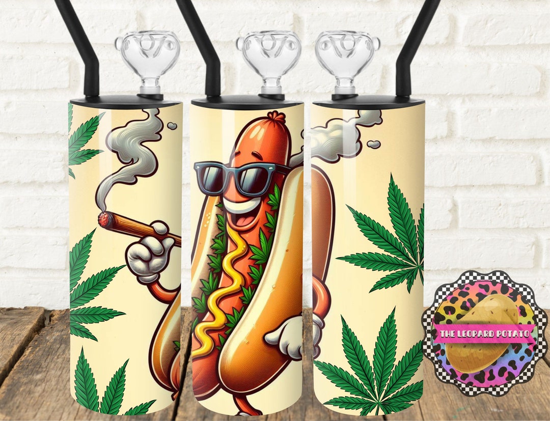 Stoned Hot Dog Hookah Tumbler Design 20 Oz HOOKAH Tumbler Sublimation ...