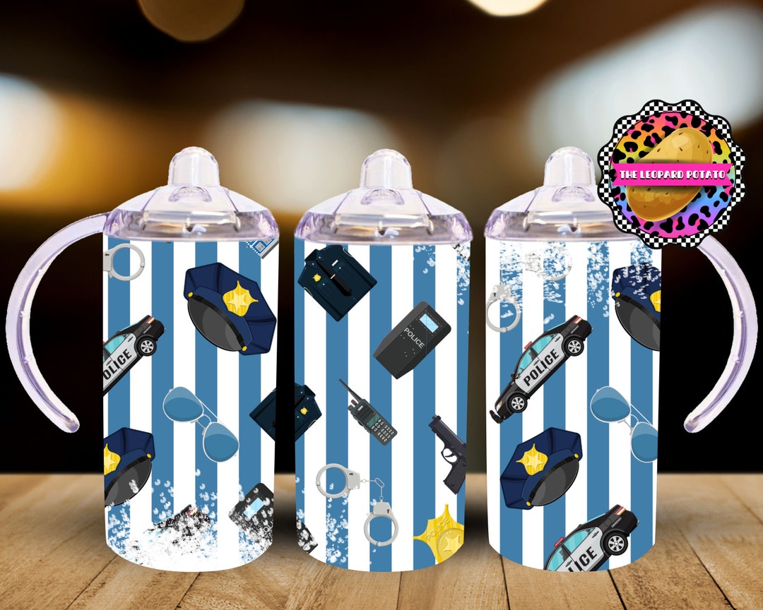 Police Sippy Cup Design: 12oz Tumbler Wrap (digital Download) - Etsy