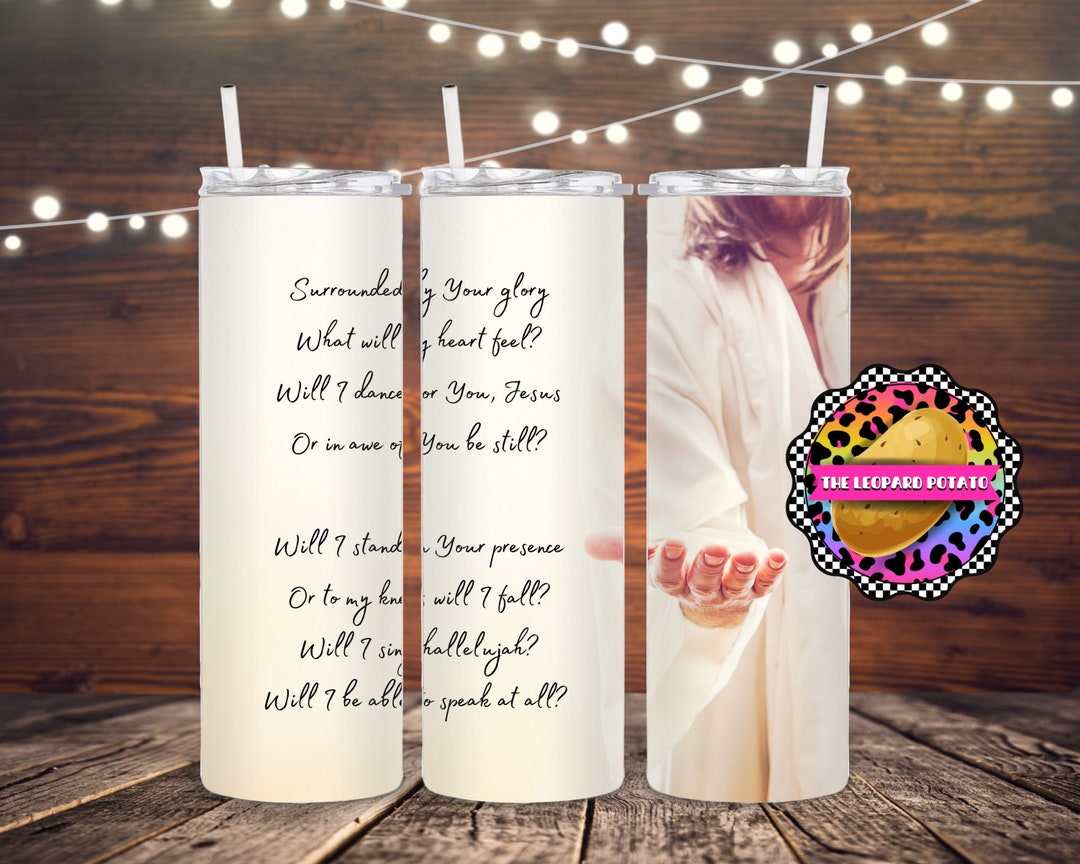I Can Only Imagine Tumbler - 20oz Skinny Tumbler Sublimation Design ...