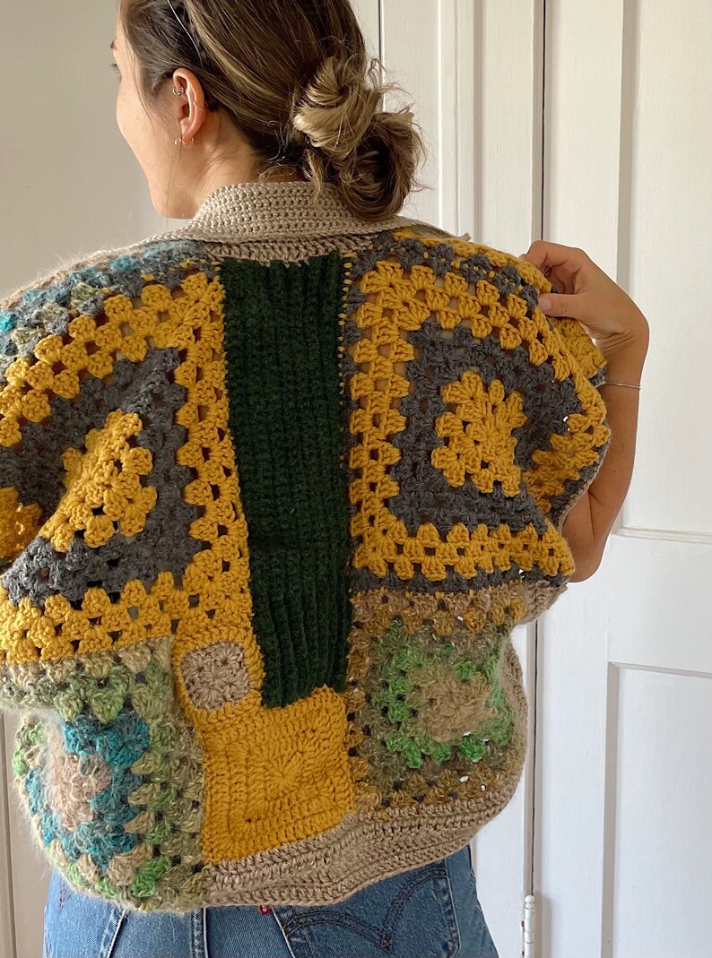 Upcycled Cardigan - Etsy