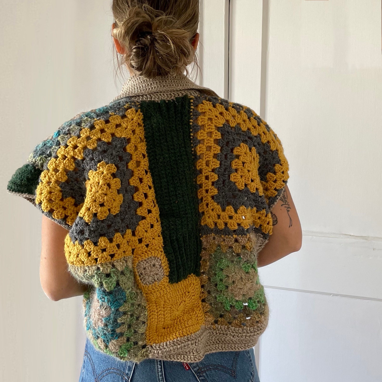 Upcycled Cardigan - Etsy