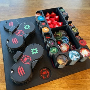 Marvel: Crisis Protocol Organizer - Venom Theme - Etsy