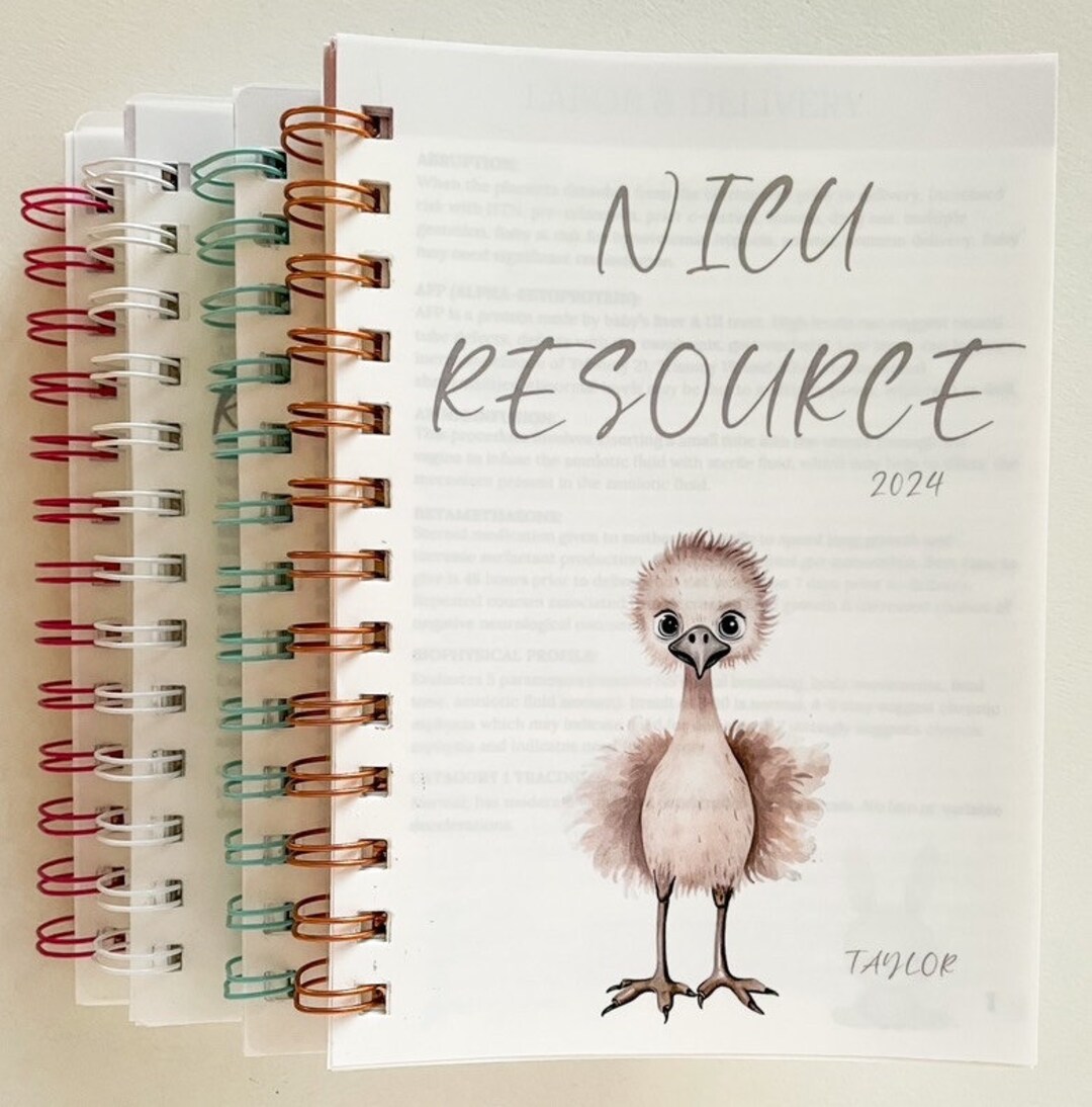 Neonatal Intensive Care NICU Resource Information Learning Book Guide ...