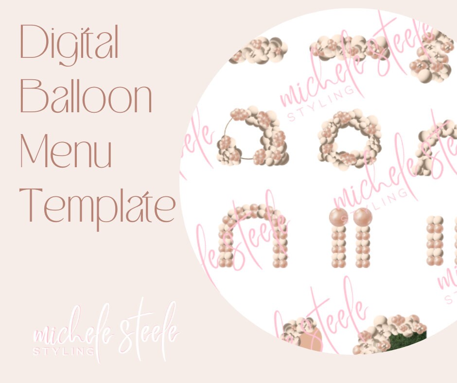 CUSTOM Balloon Price List Balloon Menu Balloon Price Guide CUSTOM Balloon Price List Balloon Menu Balloon Price Guide