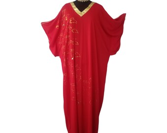 Red Caftan - Etsy