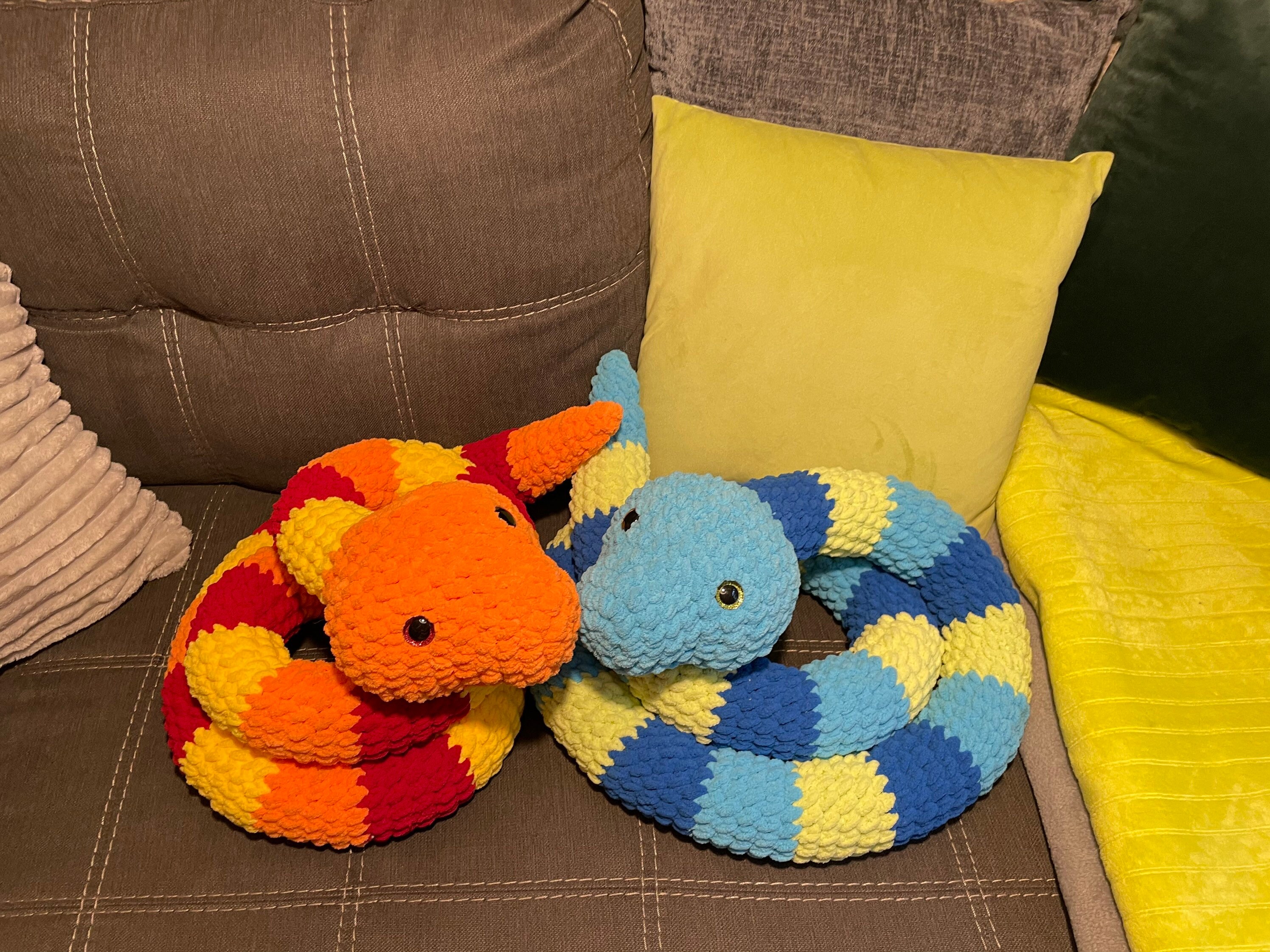 Rainbow Snake Pattern - Etsy