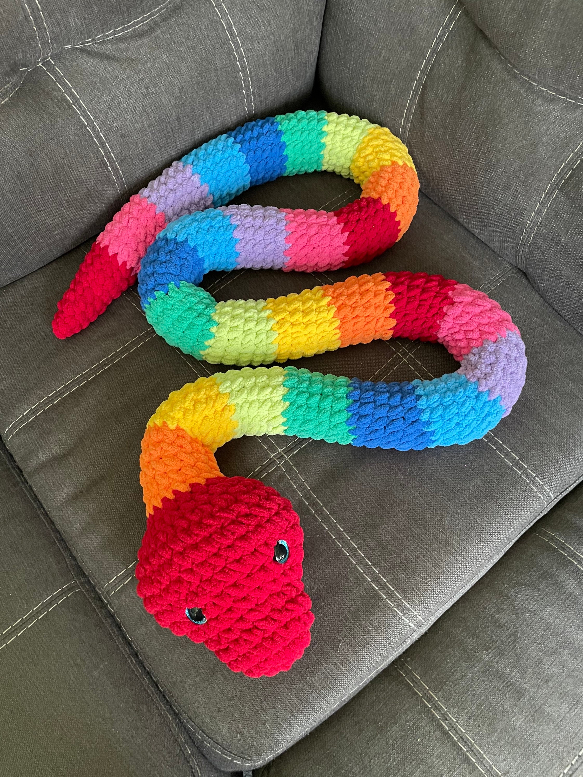 Rainbow Snake Pattern - Etsy