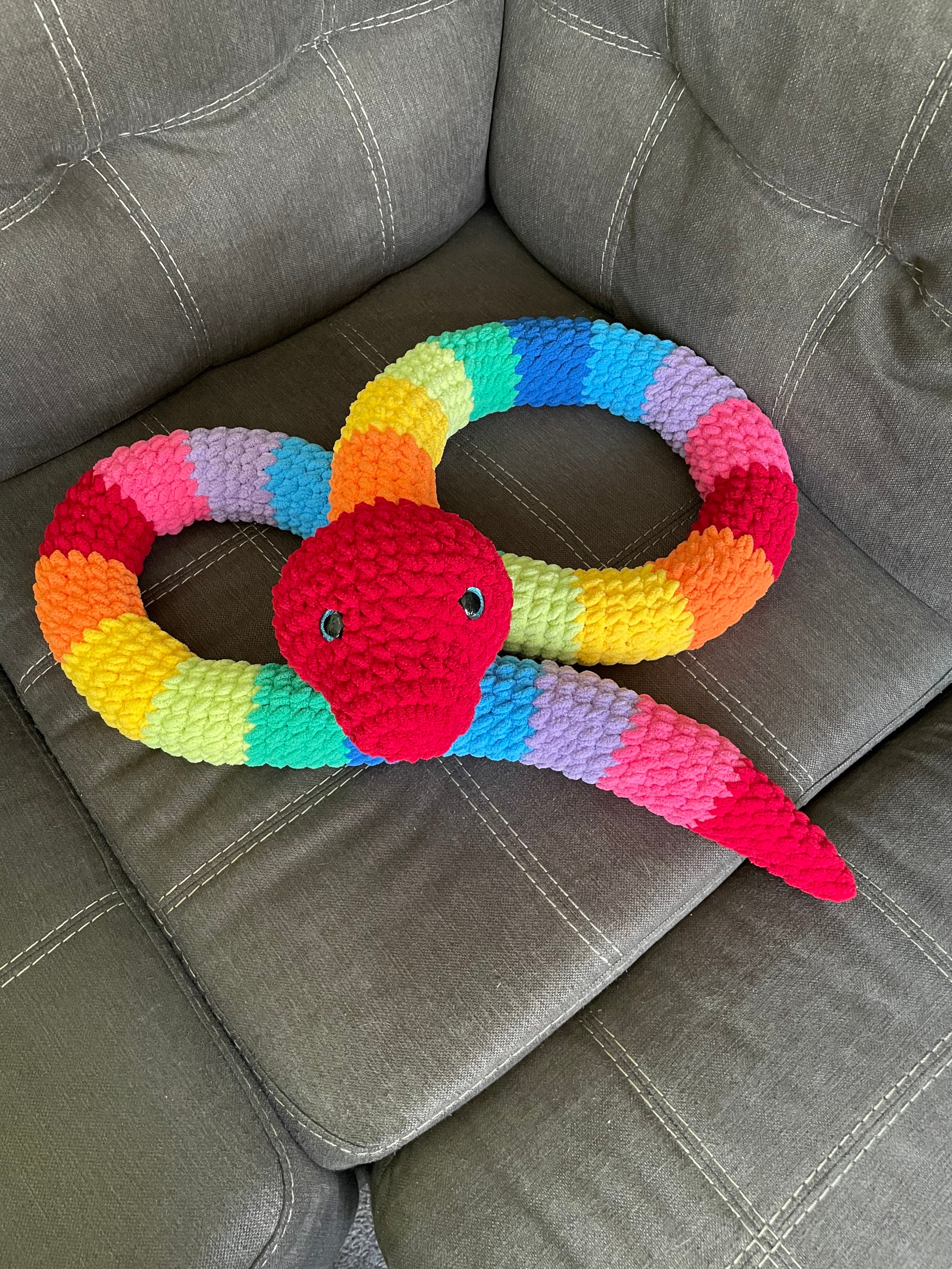 Rainbow Snake Pattern - Etsy