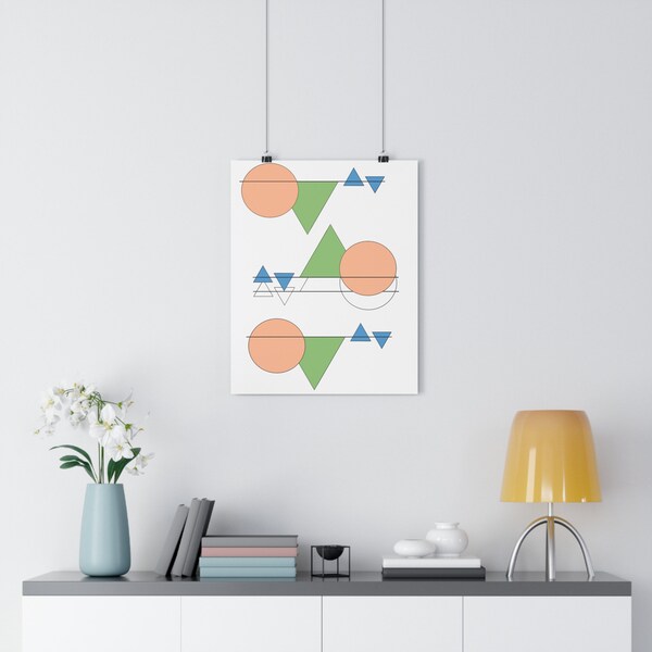 Reflective Poster Art - Etsy