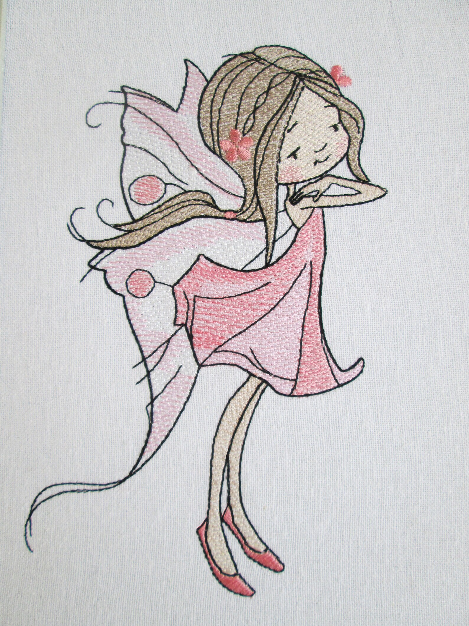 Fairy Machine Embroidery Design, Embroidery Fairy, Kids Design ...