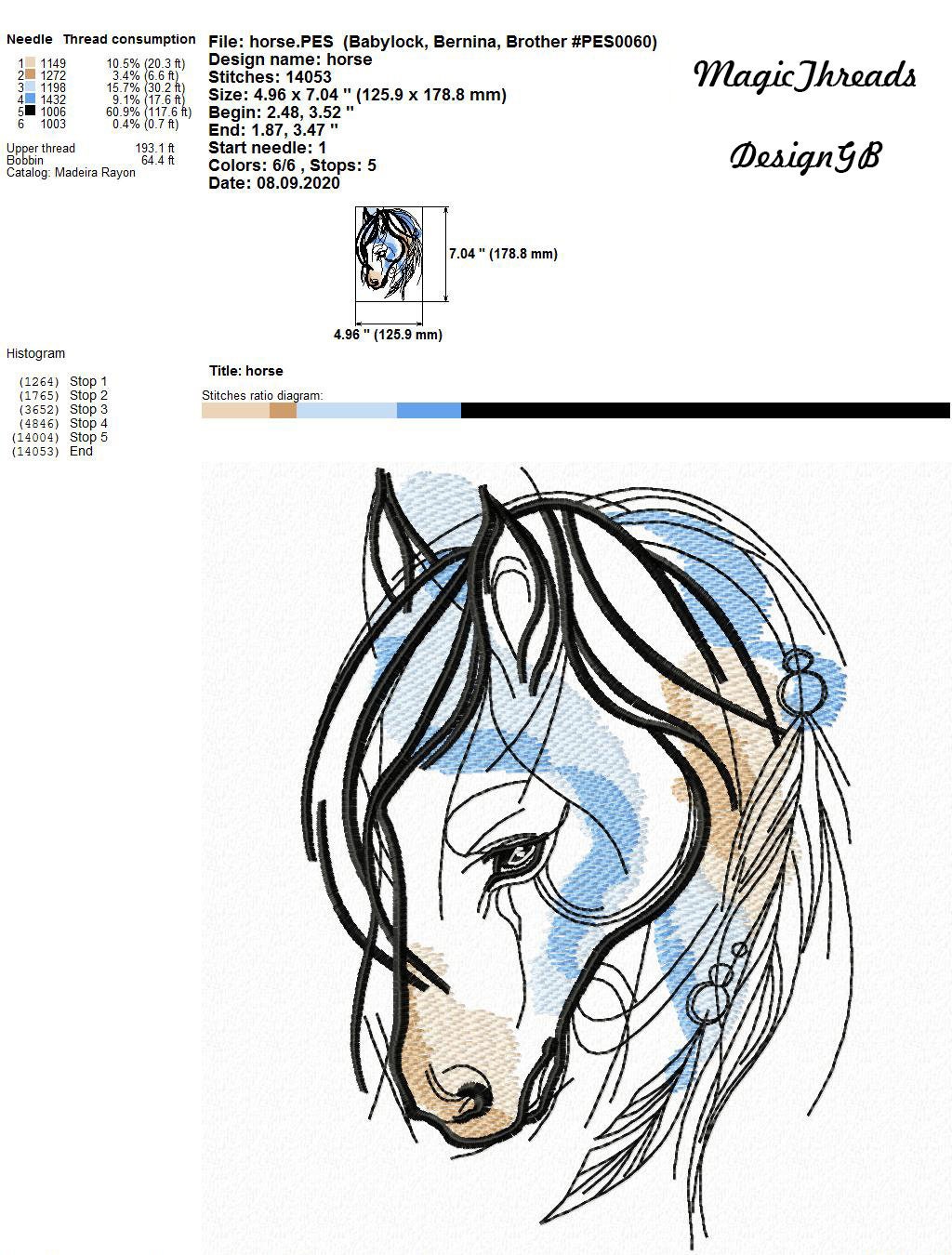 Native Horse Machine Embroidery Design Embroidery Horse - Etsy