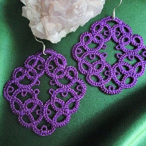 Free Standing Lace Earrings Tatting Machine Embroidery Design, FSL ...