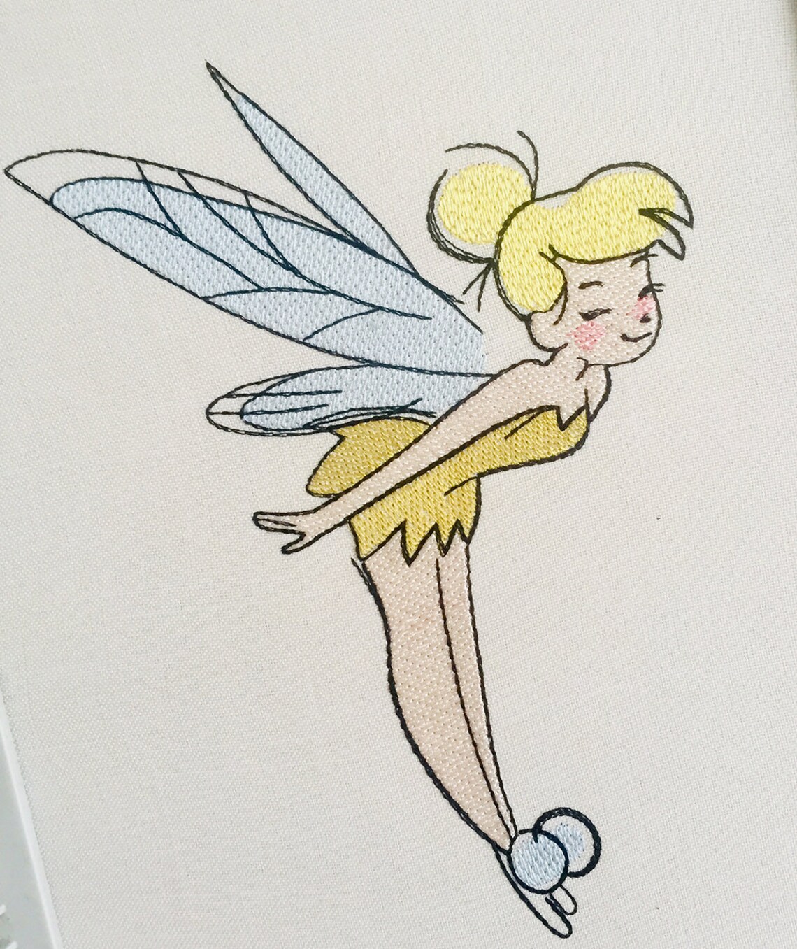 Fabulous Fairy Machine Embroidery Design Embroidery Fairy | Etsy