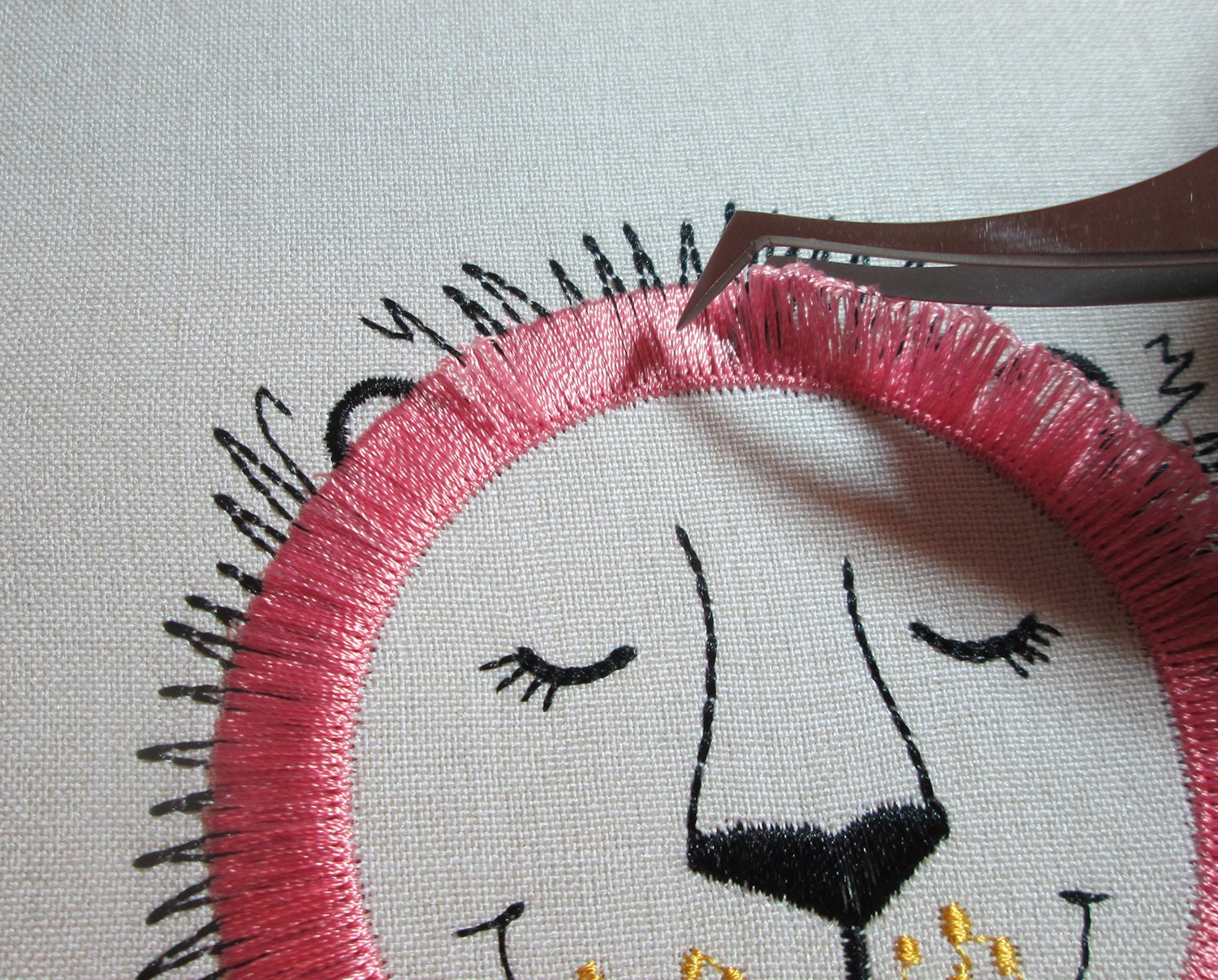 Leo Fringe Machine Embroidery Design Embroidery Leo Kids - Etsy