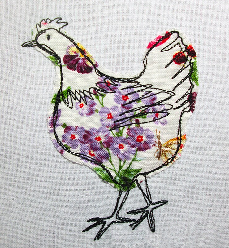Chicken Machine Embroidery Design Applique, Chicken Embroidery ...