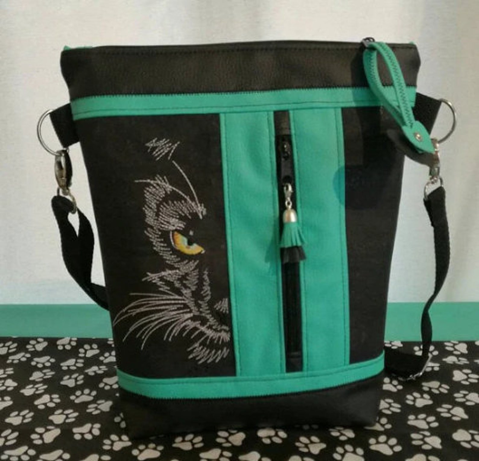 Black Cat Machine Embroidery Design, Embroidery Cat, Cat Embroidery ...