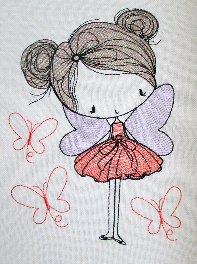 Fairy Magic Machine Embroidery Design Embroidery Fairy - Etsy UK