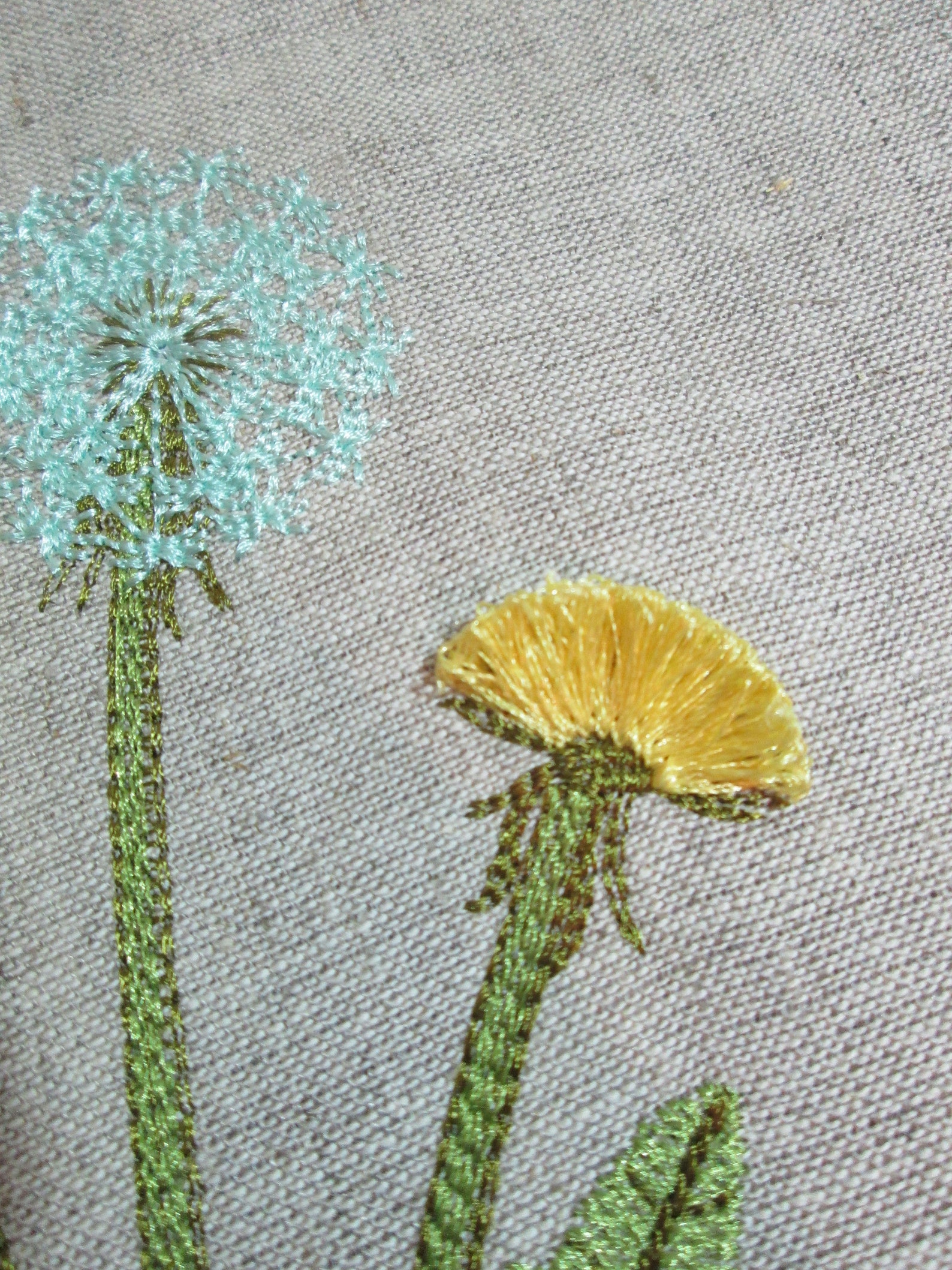 Spring Dandelion Fringe Machine Embroidery Design Sunny - Etsy