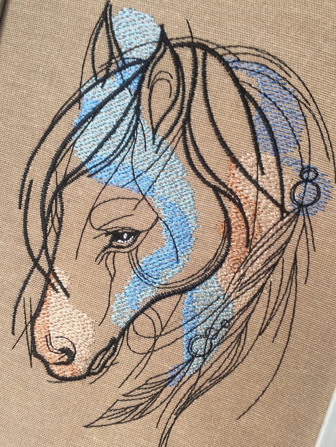 Native Horse Machine Embroidery Design Embroidery Horse | Etsy