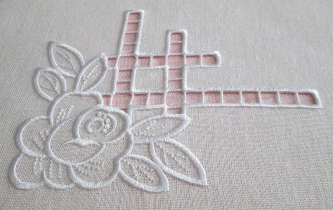 Corner Roses Cutwork(richelieu) Machine Embroidery Design, Embroidery ...