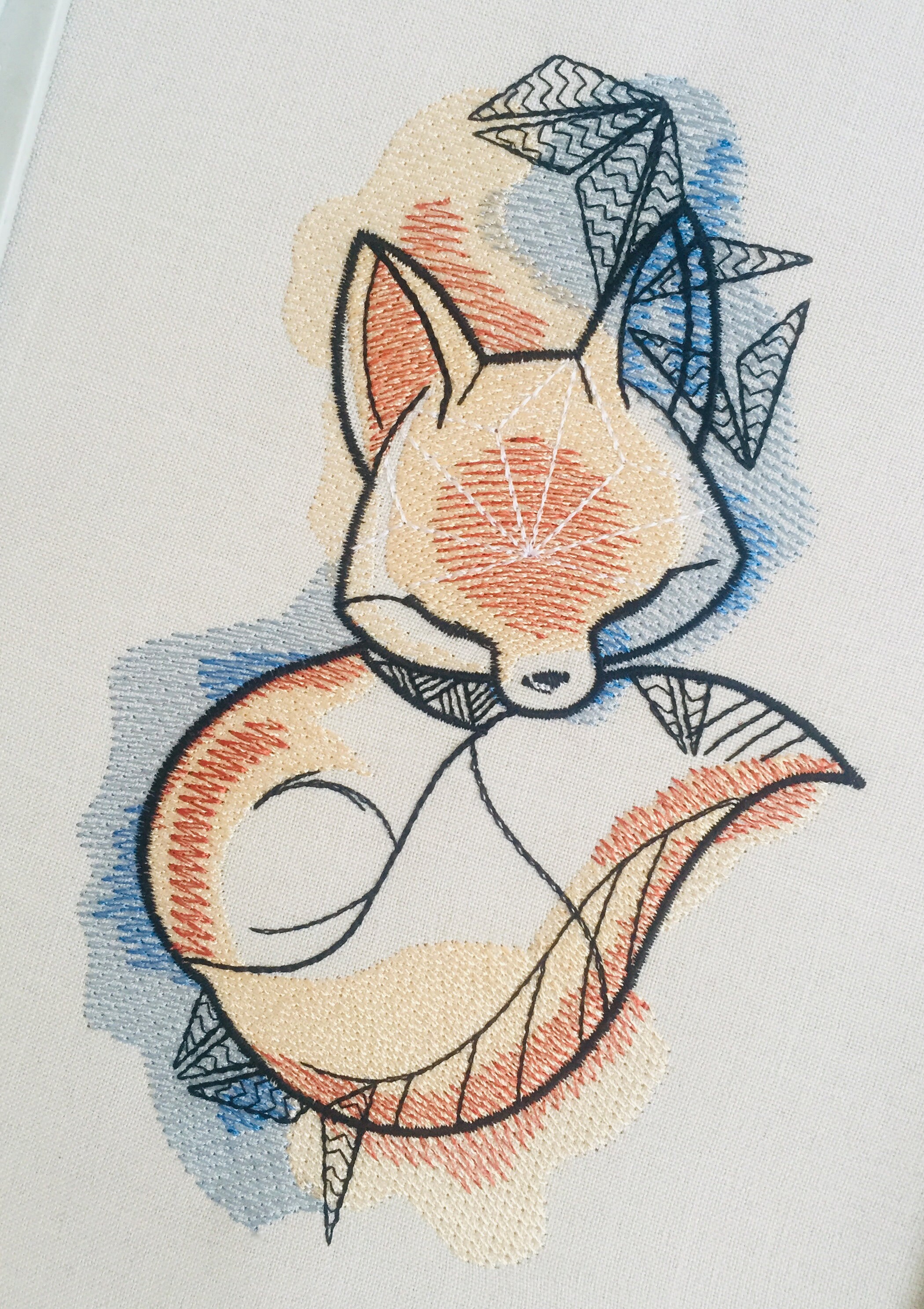 Little Fox Machine Embroidery Design Embroidery Fox - Etsy