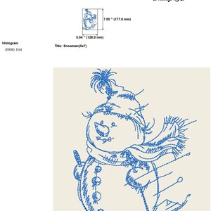 Redwork Snowman Machine Embroidery Design, Winter Embroidery, Merry ...