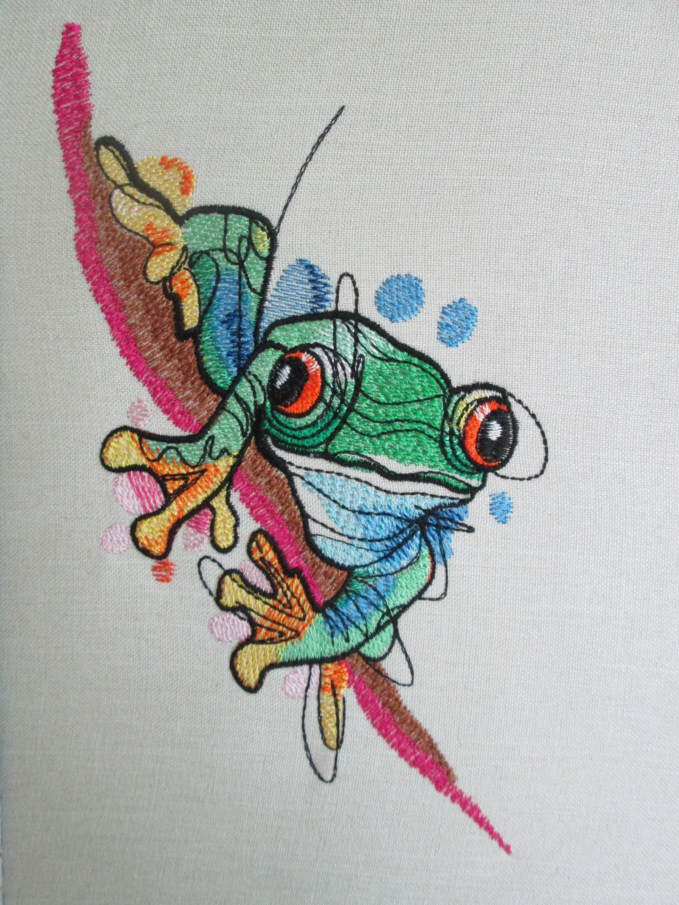 Frog Machine Embroidery Design Embroidery Frog Embroidery - Etsy