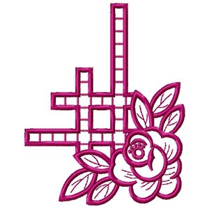 Corner Roses Cutwork(richelieu) Machine Embroidery Design, Embroidery ...