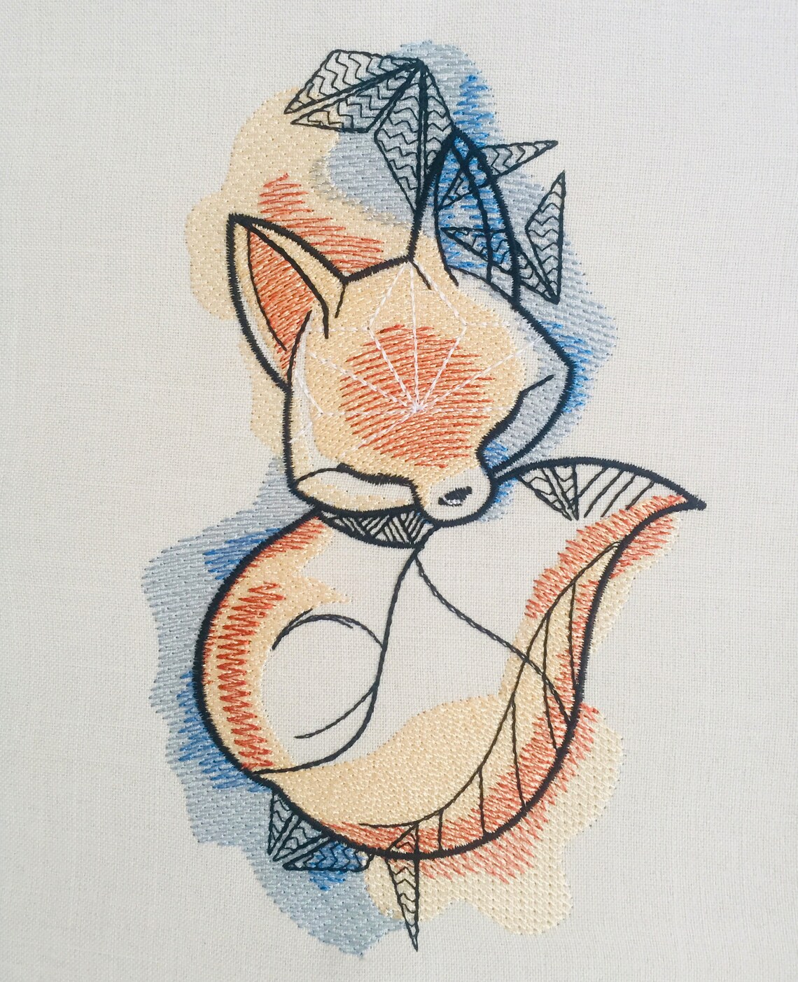 Little Fox Machine Embroidery Design Embroidery Fox - Etsy