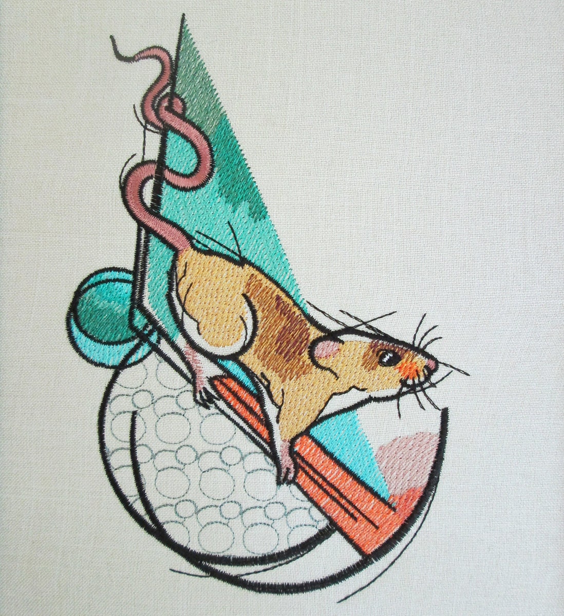 Little Mouse Machine Embroidery Design Embroidery Mouse - Etsy
