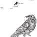 Raven Machine Embroidery Design, Embroidery Raven, Bird Design ...