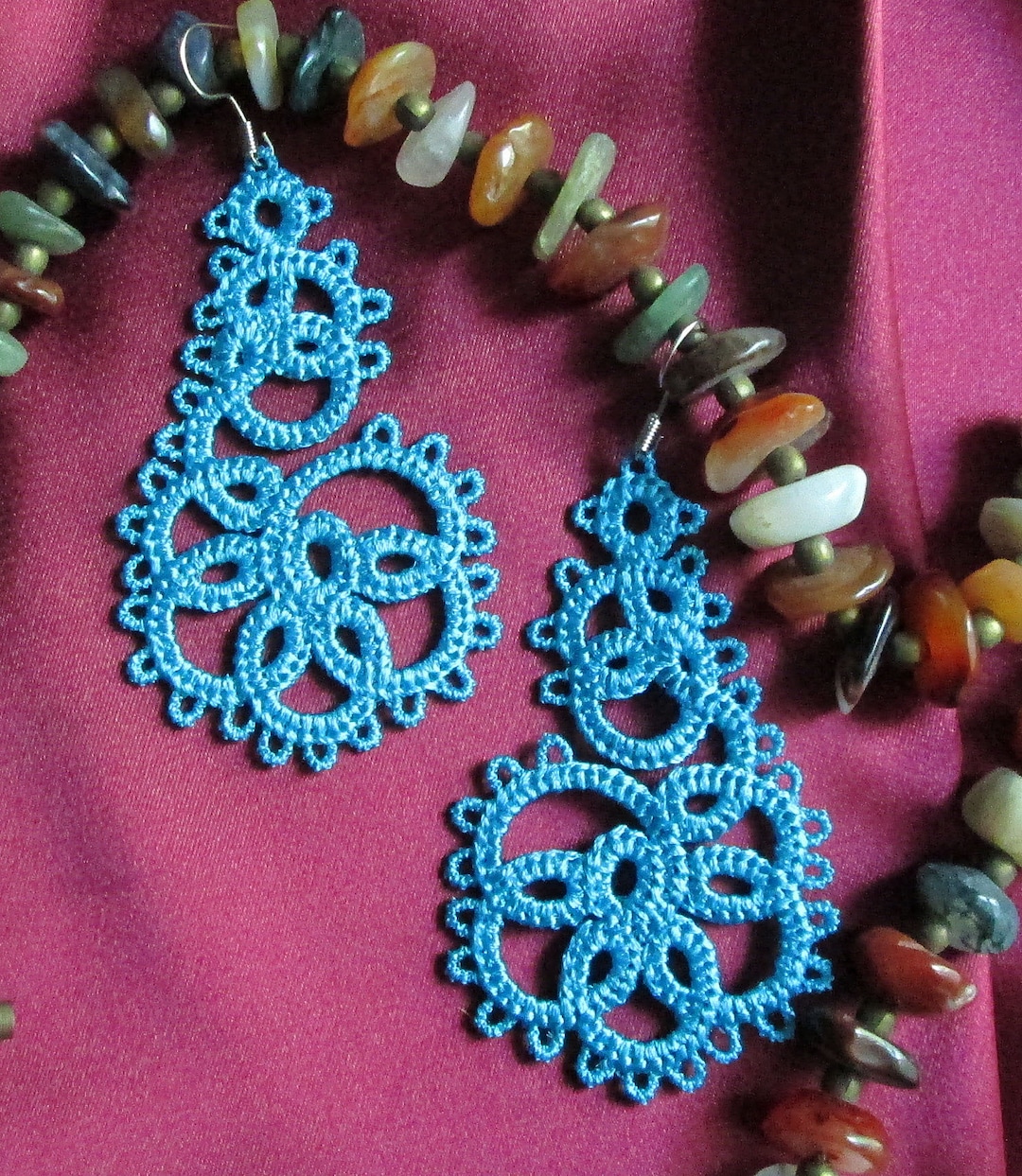 Free Standing Lace Earrings Tatting Machine Embroidery Design, FSL ...