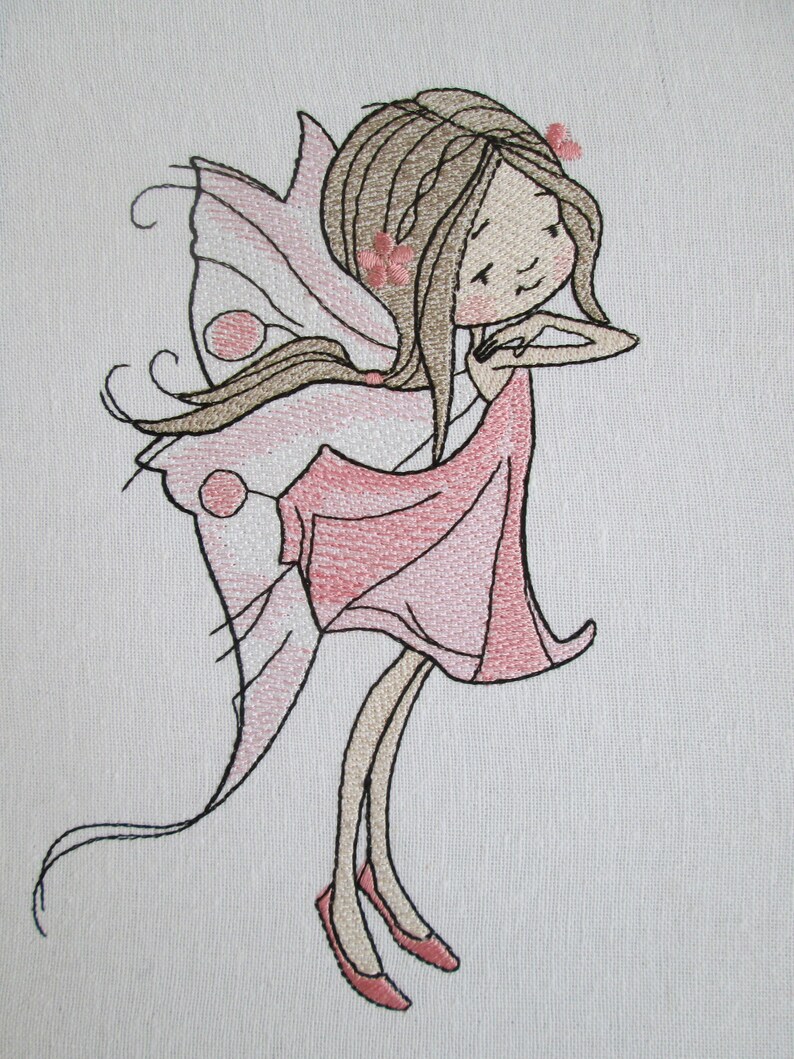 Fairy Machine Embroidery Design, Embroidery Fairy, Kids Design ...