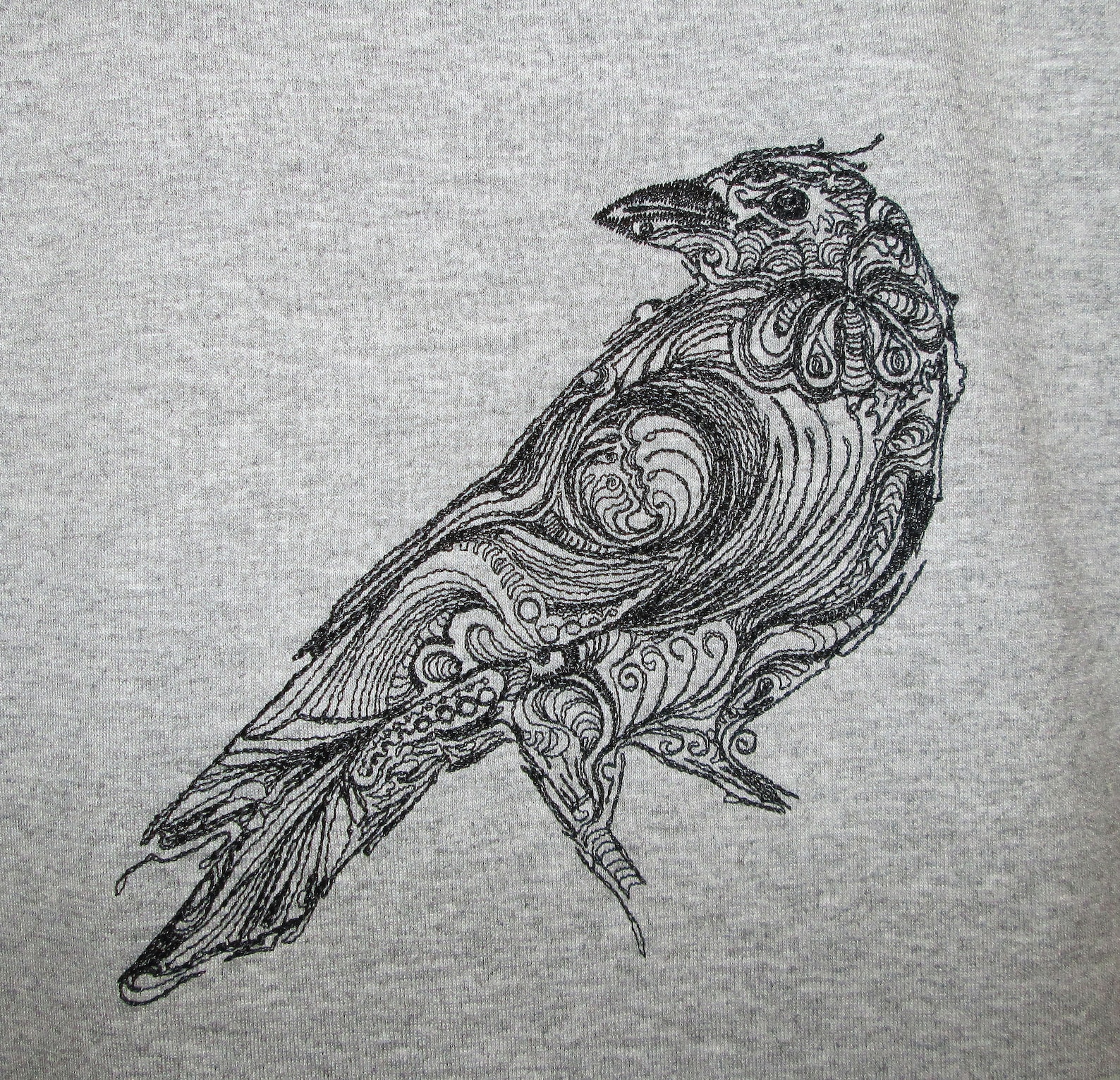 Raven Machine Embroidery Design, Embroidery Raven, Bird Design ...