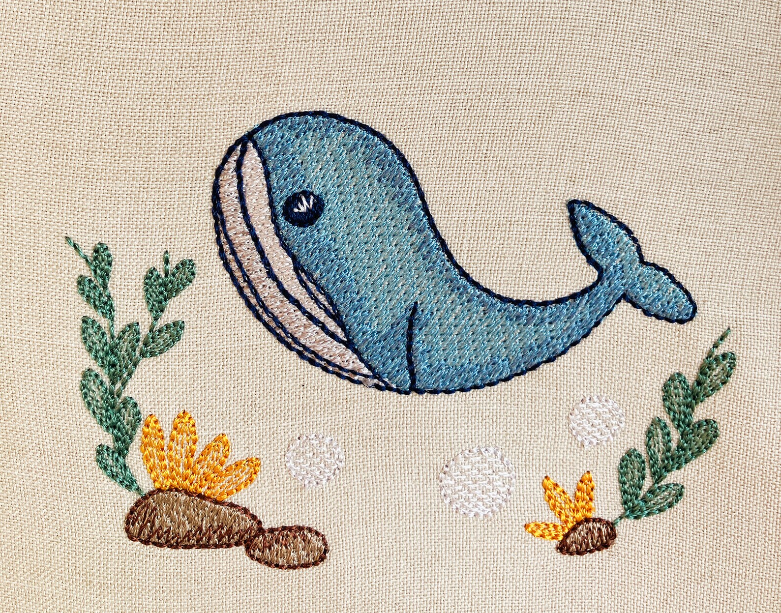 Dreamy Whale Machine Embroidery Design, Sea Animal Design, Kids Design ...