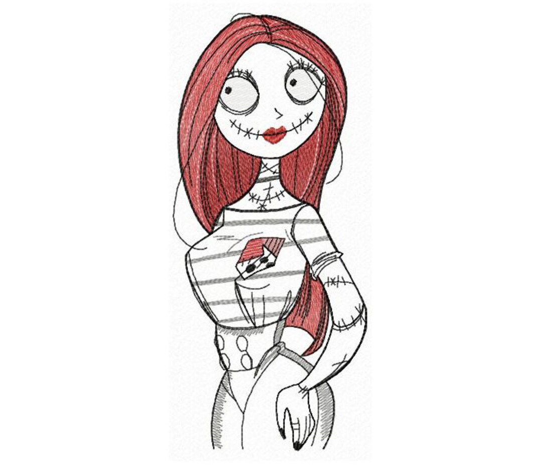 Sally Machine Embroidery Design, Christmas Design, Embroidery Halloween ...