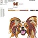 Dog Papillon Machine Embroidery Design, Embroidery Dog, Embroidery ...