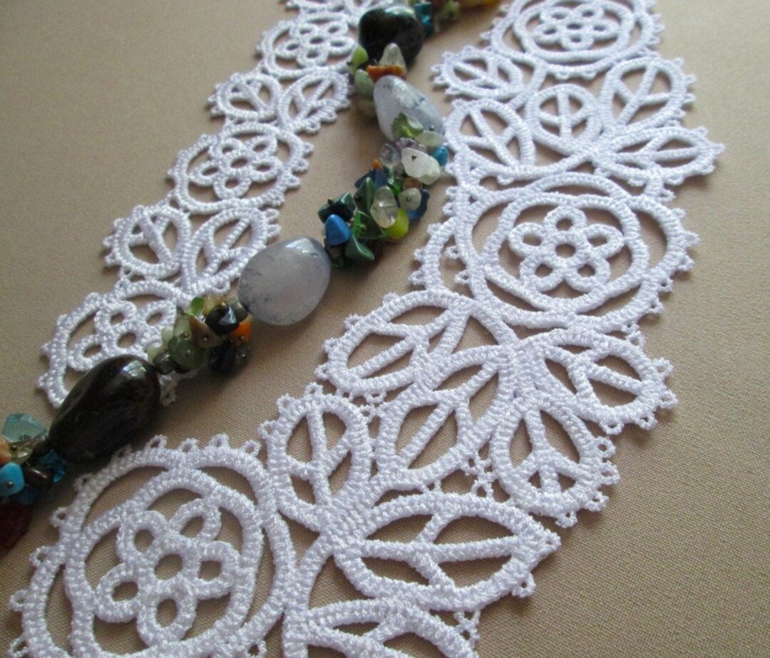 Collar and Cuffs Tatting Machine Embroidery Design Freestanding Lace ...