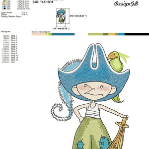 Little Pirate Machine Embroidery Design, Embroidery Boy, Kids Design ...
